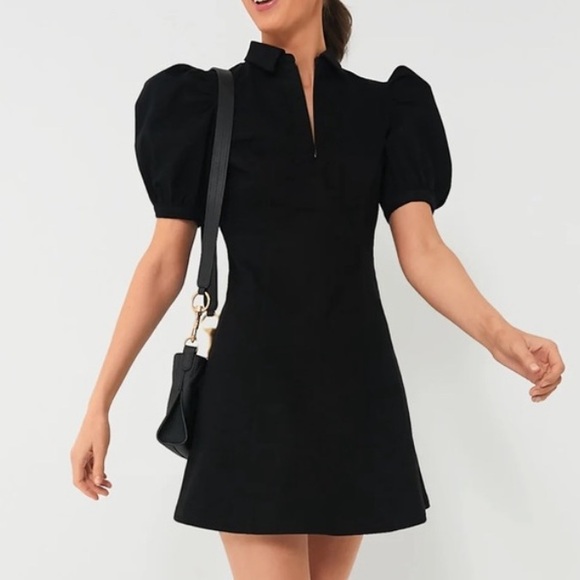 Tuckernuck | Dresses | Tuckernuck Hyacinth House Black Front Zip Denim ...